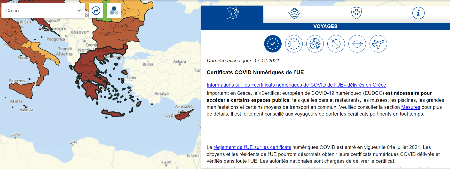 Omicron variant: here is the map that tells you where to travel in Europe